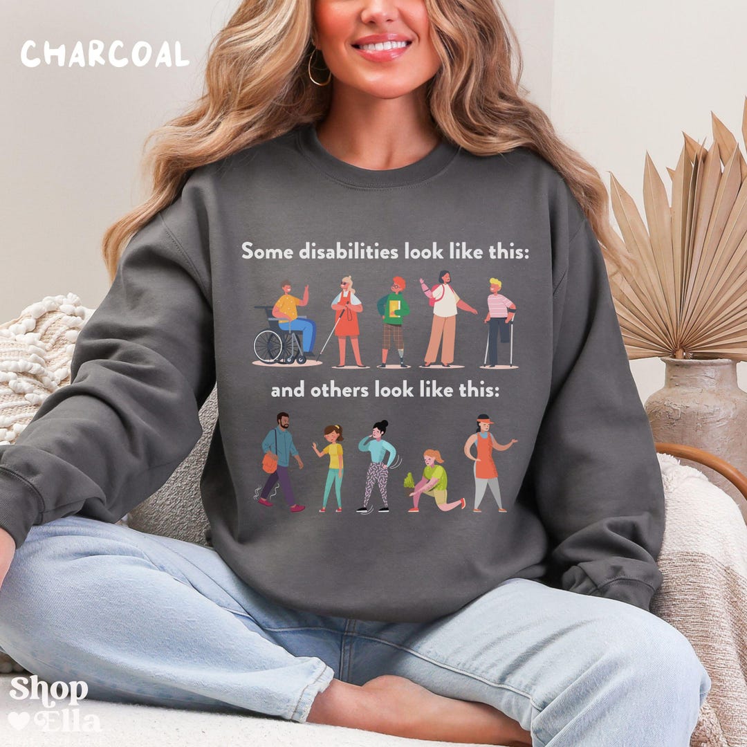 Invisible Disability Inclusion Shirt Hidden Disability Awareness ...