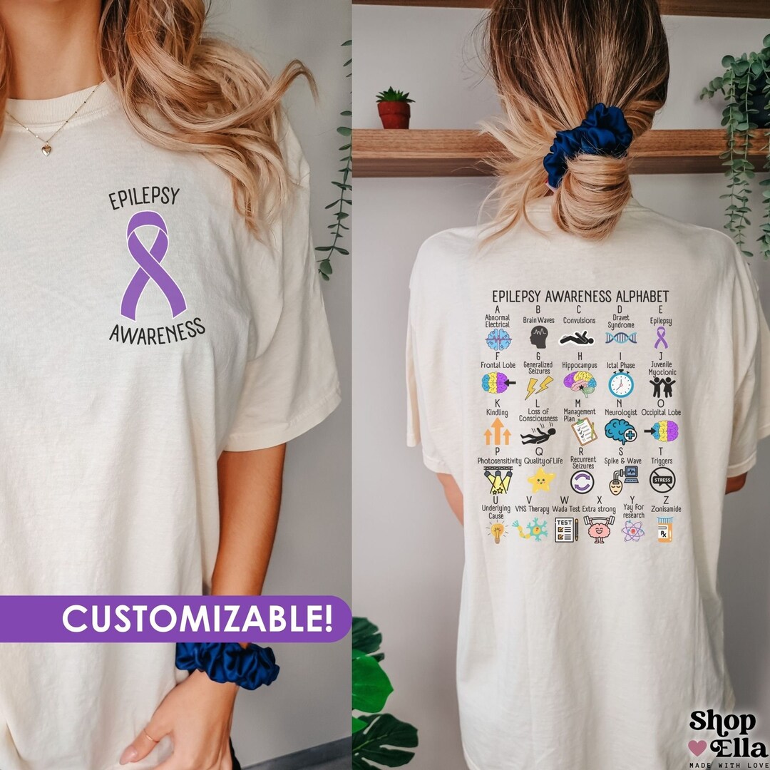 Epilepsy Awareness Shirt Seizure Disorder Fighter T-shirt Comfort ...