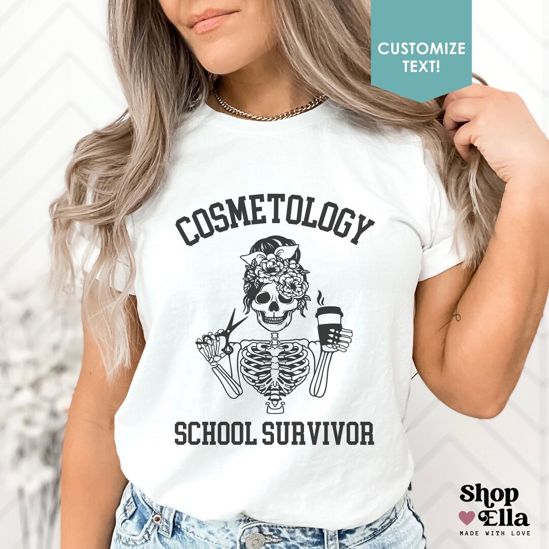 Cosmetology Student Shirt New Hairstylist T-shirt Custom Hair School ...