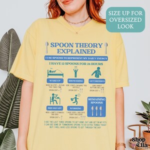 Spoonie Awareness Shirt Flare Day T-shirt for Spoonie Gift Chronic ...