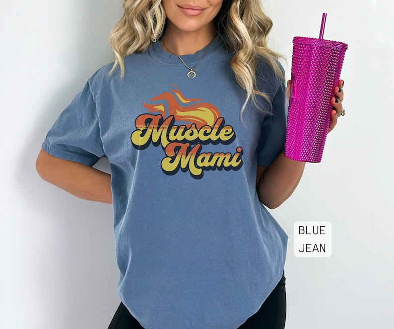Muscle Mami Shirt Retro Muscle Mommy Gym Pump Cover T Shirt - Etsy