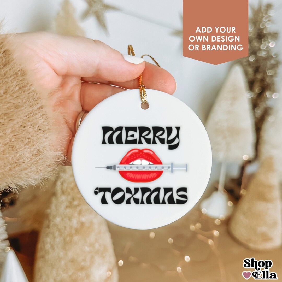 Christmas Botox and Filler Ornament for Nurse Injector Xmas Gift ...