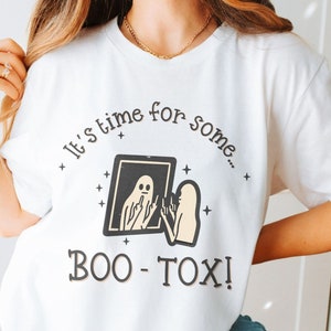 Halloween Botox Nurse Injector Shirt Funny Esthetician T-shirt Spooky ...