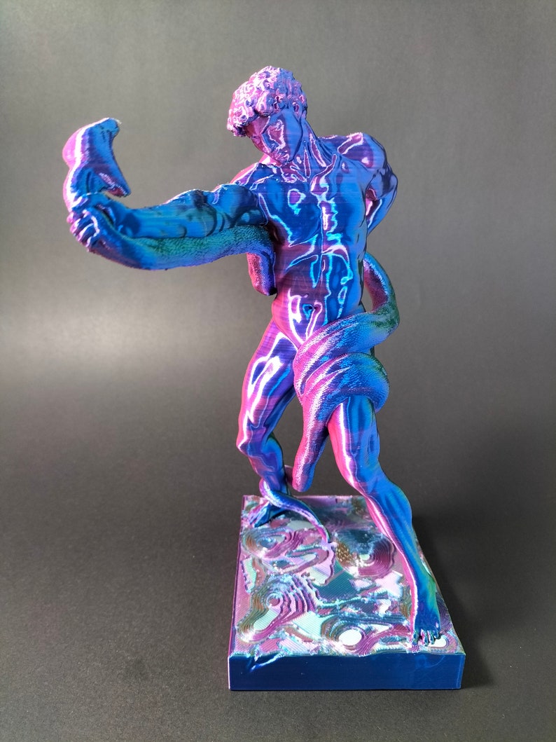 Athlete Wrestling a Python 3D Print - Etsy Australia