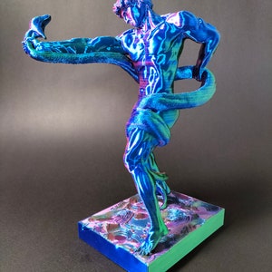 Athlete Wrestling a Python 3D Print - Etsy Australia