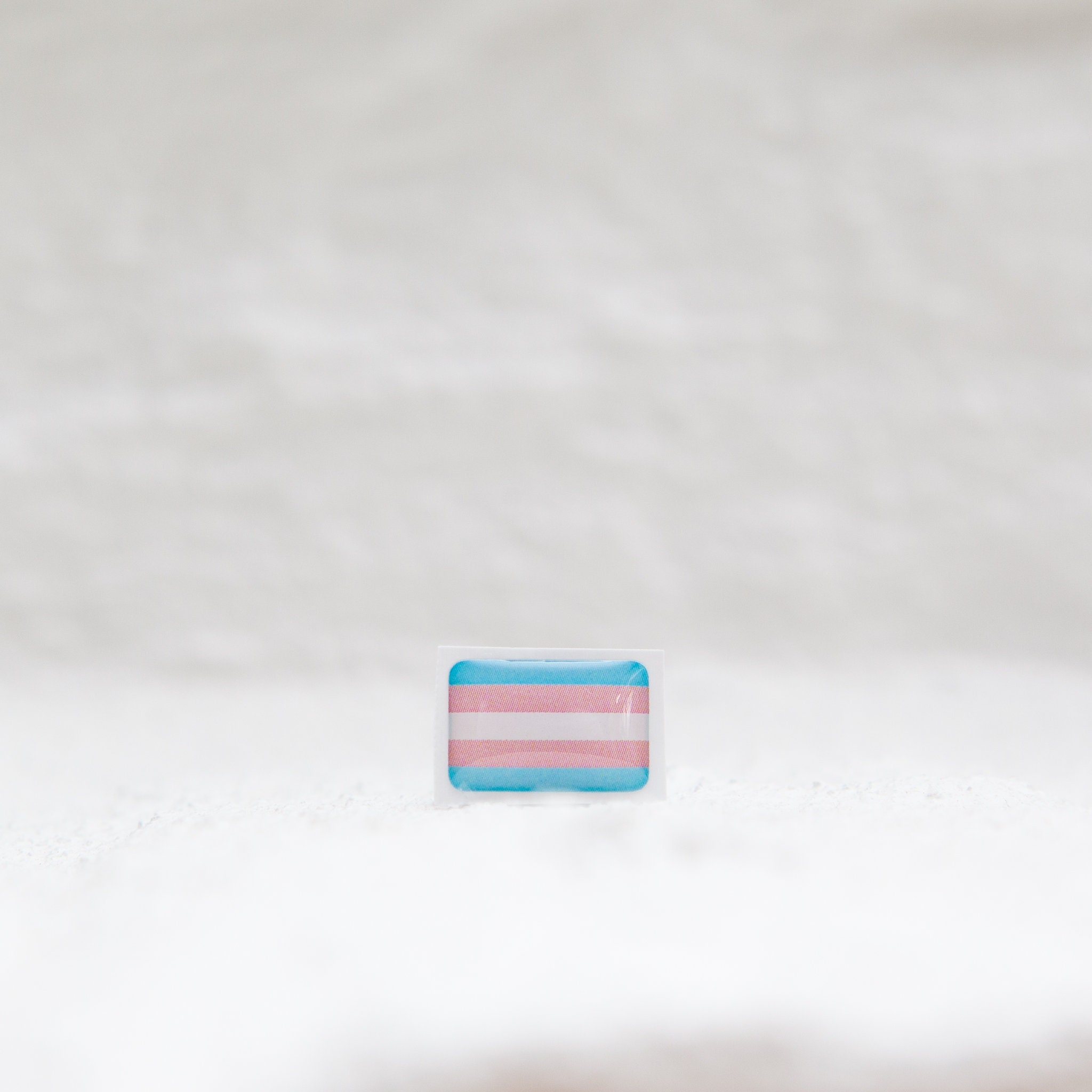 Transgender Flag Sticker for Your Name Badge Tiny 3D Dome - Etsy Australia