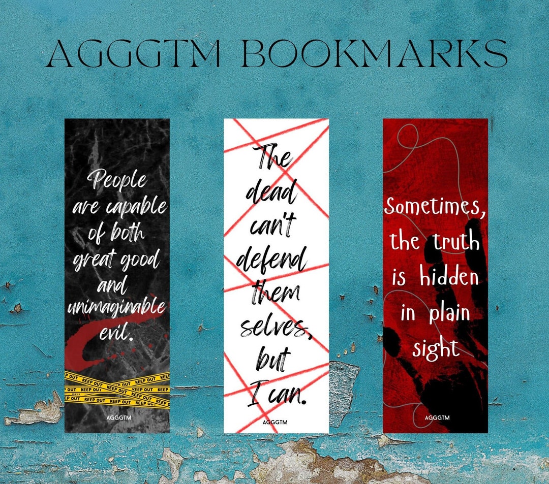 A Good Girls Guide to Murder Bookmarks Mystery Bookmarks Holly Jackson ...