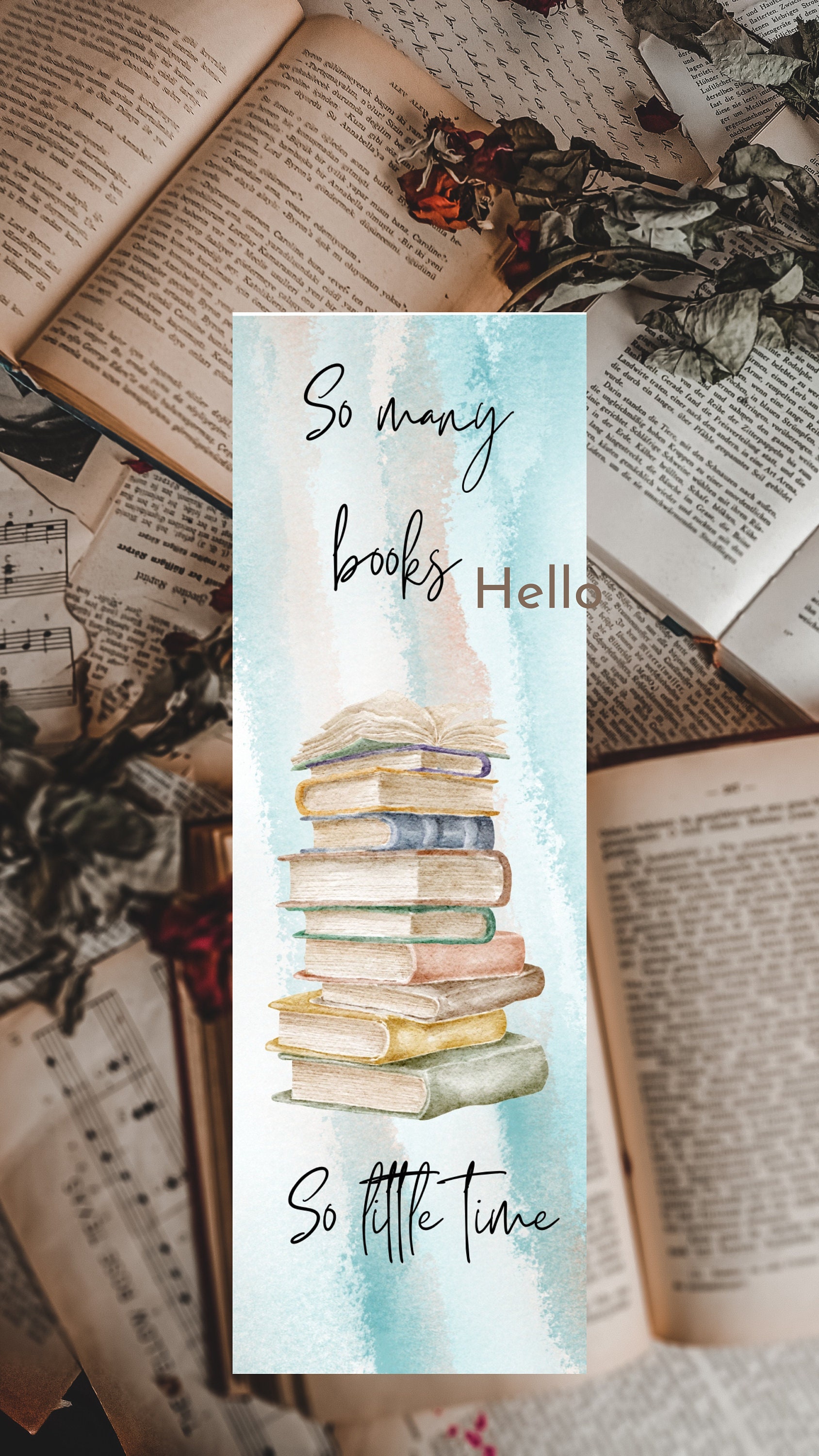 Printable Minimalistic Bookmarks for Women Gift for Booklovers - Etsy