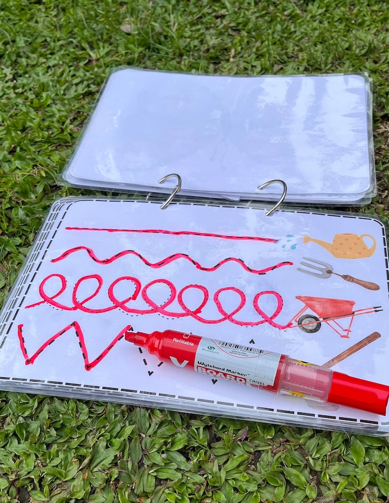 Printable Garden Busy Book, Busy Binder, Homeschool Activity, Numbers ...