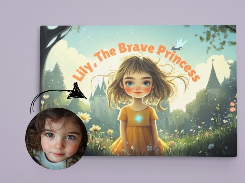 Personalized Princess Storybook, Children Storybook - Custom Name ...