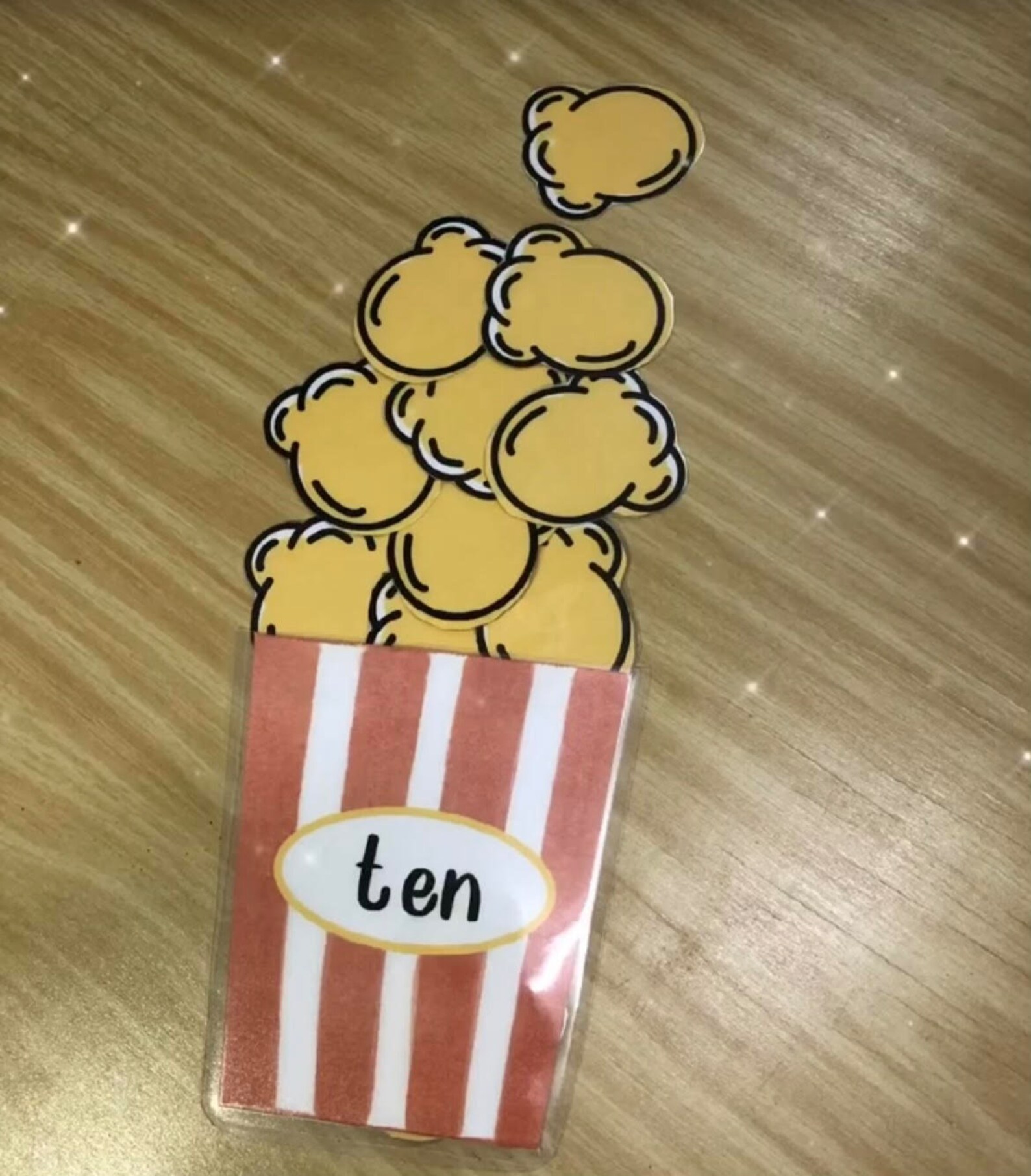 Popcorn Counting Adventure: One to Ten Printable, A Quiet Book and Busy ...