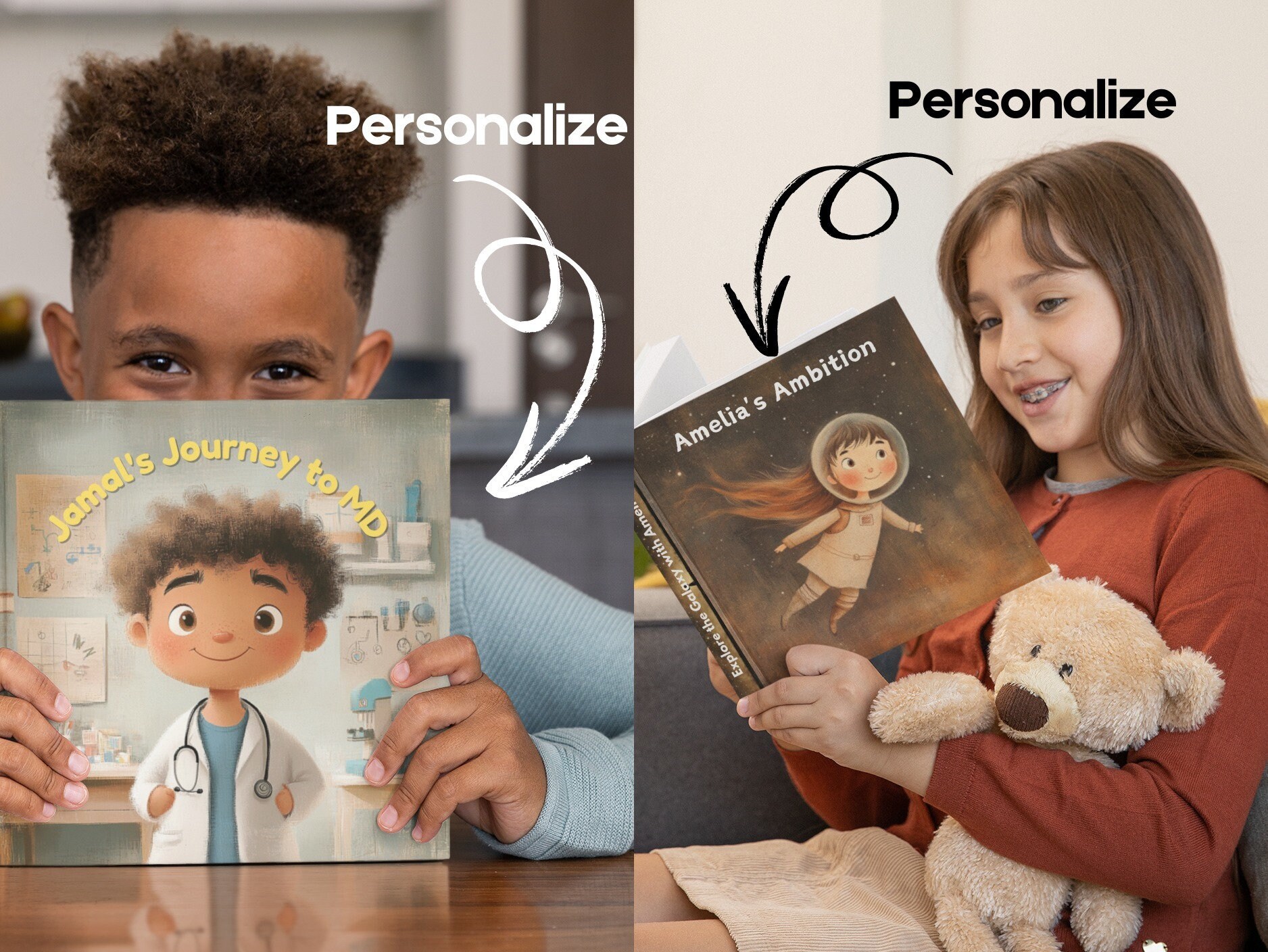 Personalized Children's Storybook – Custom "my Ambition" Hardcover Book ...