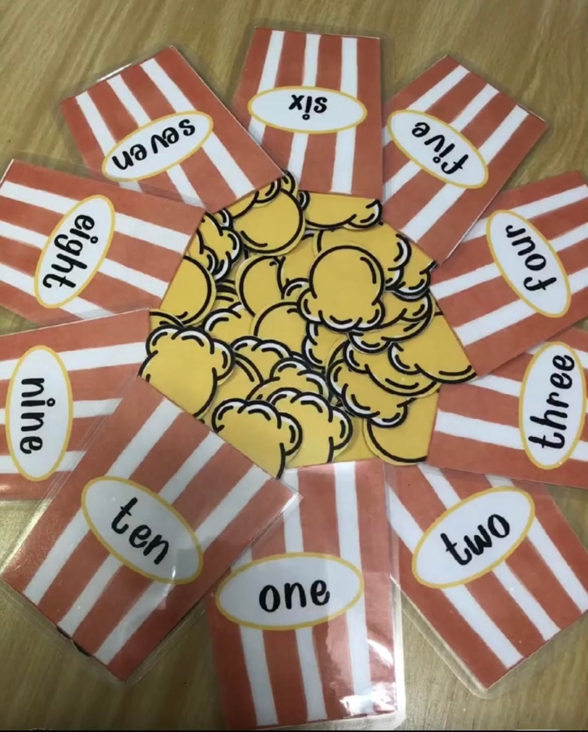 Popcorn Counting Adventure: One to Ten Printable, A Quiet Book and Busy ...