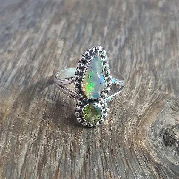 Opal and Peridot - Etsy