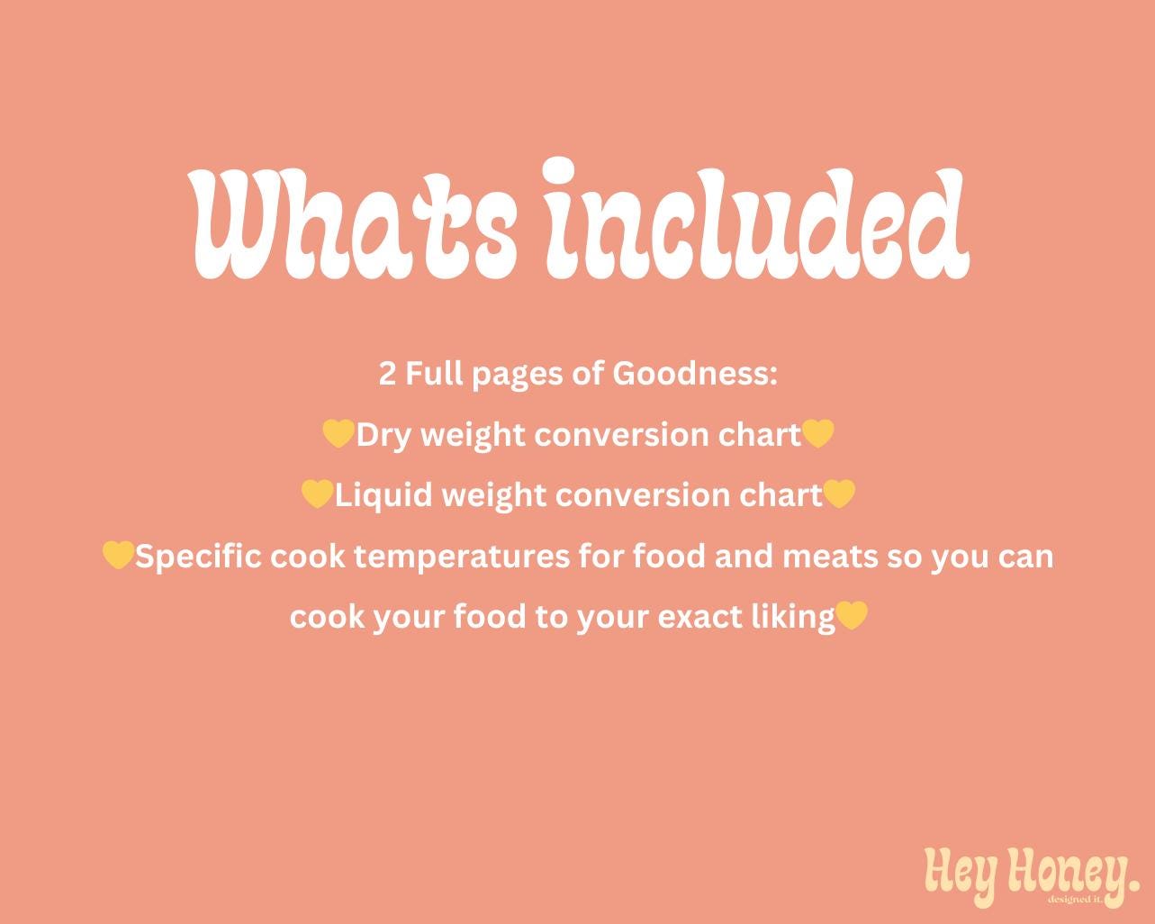 Kitchen Printable | Kitchen Cheat Sheet | Meat Temperatures | Cooking ...