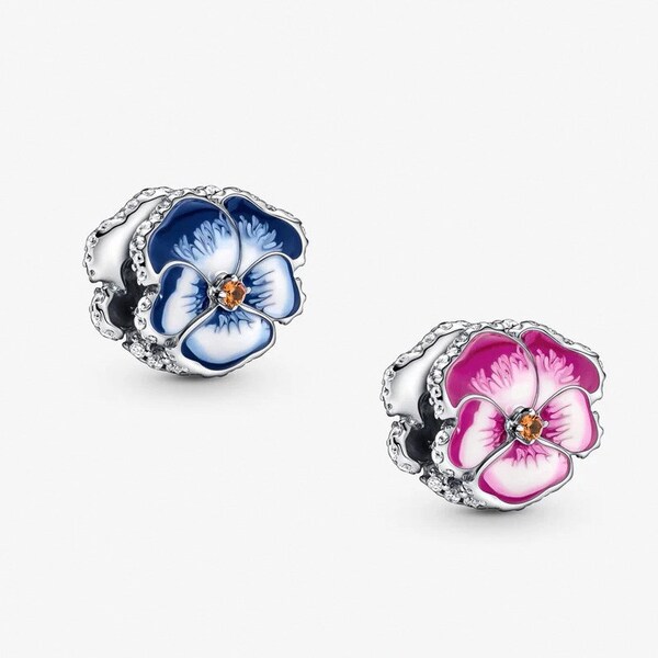 Blue Pandora Charm - Etsy