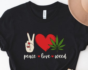 Red Weed Heart - Etsy