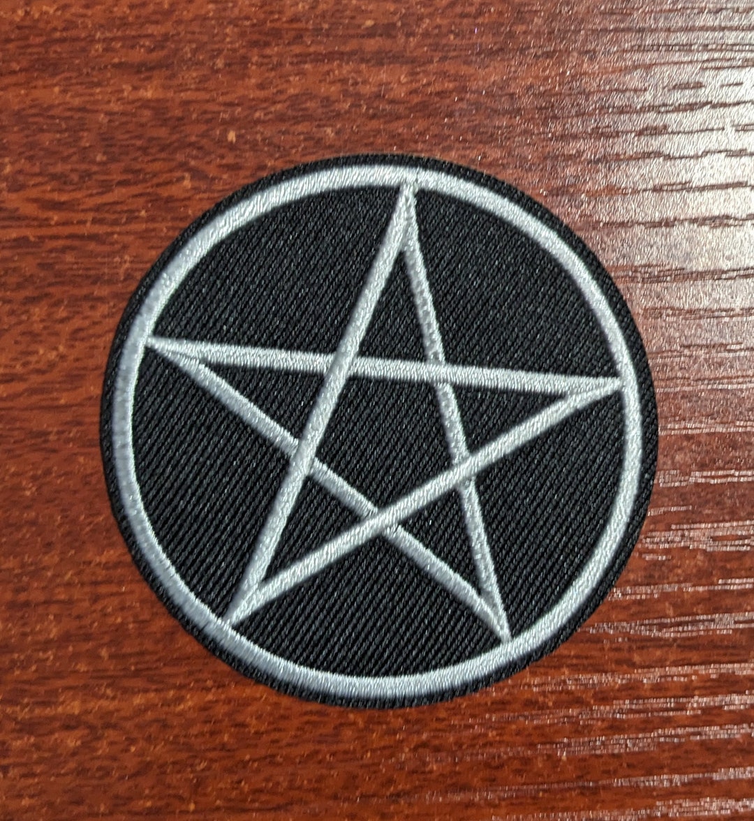 Pentagram Five Pointed Star Embroidery Iron on Patch - Etsy