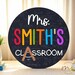 Personalized Math Classroom Wooden Sign, Teacher Door Hanger, Custom ...