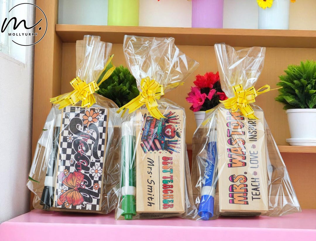 Custom Teacher Whiteboard Eraser, Personalized Wooden Eraser With Name ...