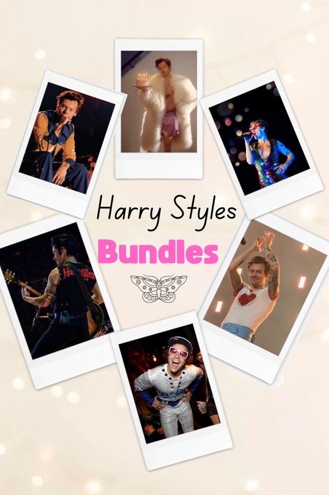 Harry Styles Polaroid Pictures Love on Tour Harry Merch Harry's Merch ...