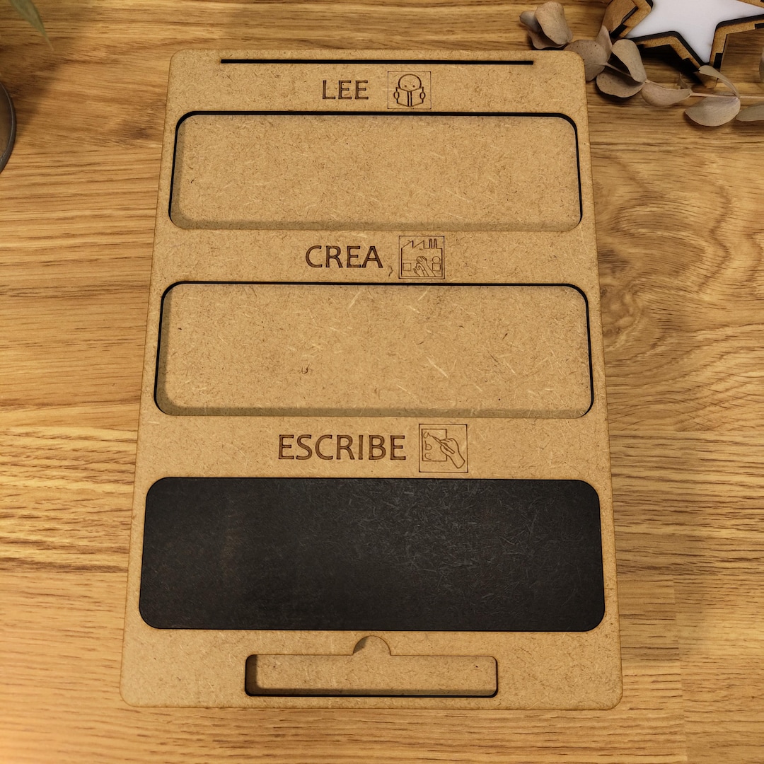 Pictograms Reading and Writing Table - Etsy