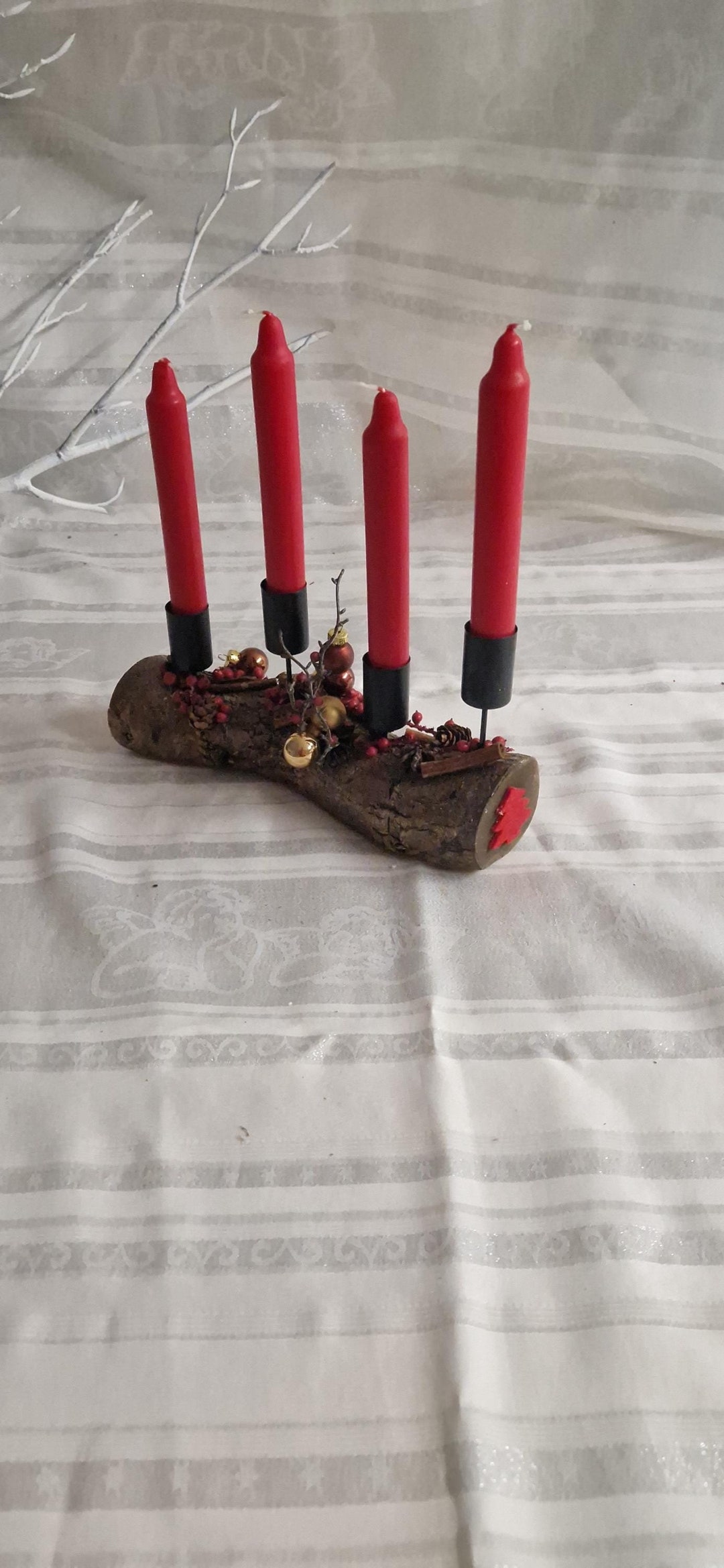 Christmas Decoration, Christmas Decoration, Advent Wreath, Advent Stand ...