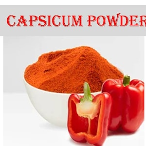 Capsicum Powder, Red Spray Dried Capsicum Powder, Capsicum Annuum , Red ...