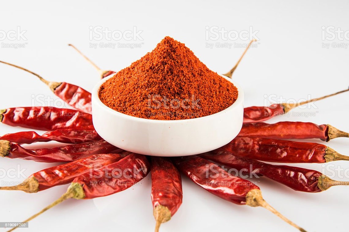 Whole Chili Dried, Ground Chili Powder, Indian Spices, Taste of India ...