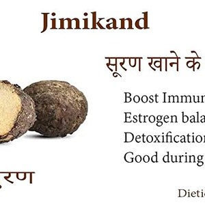 Natural Jimikand Root, Suran Mool, Jimikand Powder, Jamikand, Elephant ...