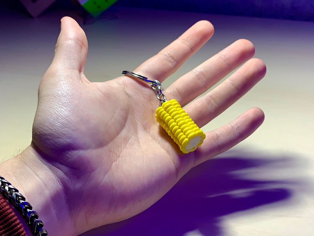 Realistic Corn Miniature Keychain Out of Polymer Clay (milkyclay) - Etsy