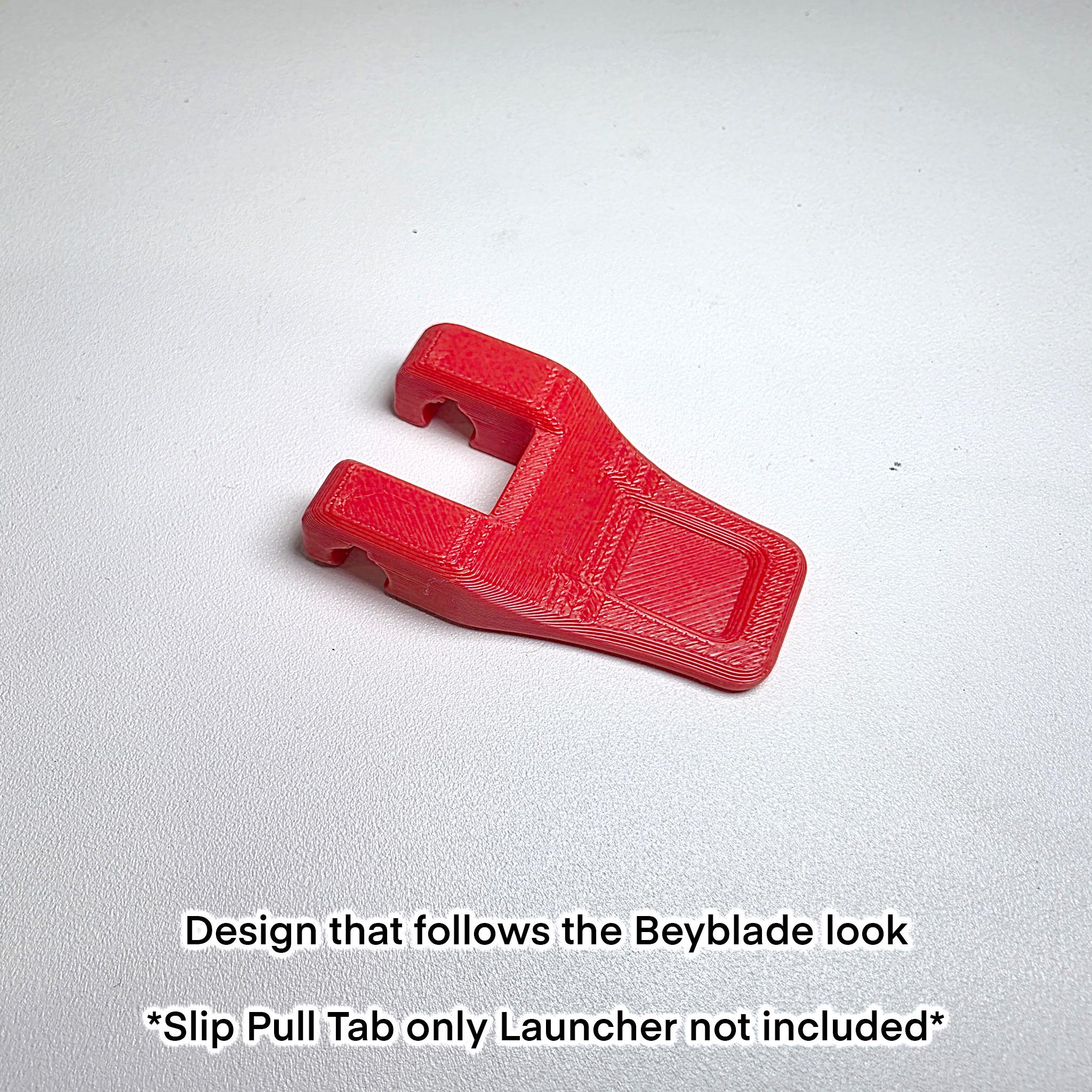 Beyblade X | Slip Grip Pull Tab | for String Launcher | by 3dpsolver - Etsy