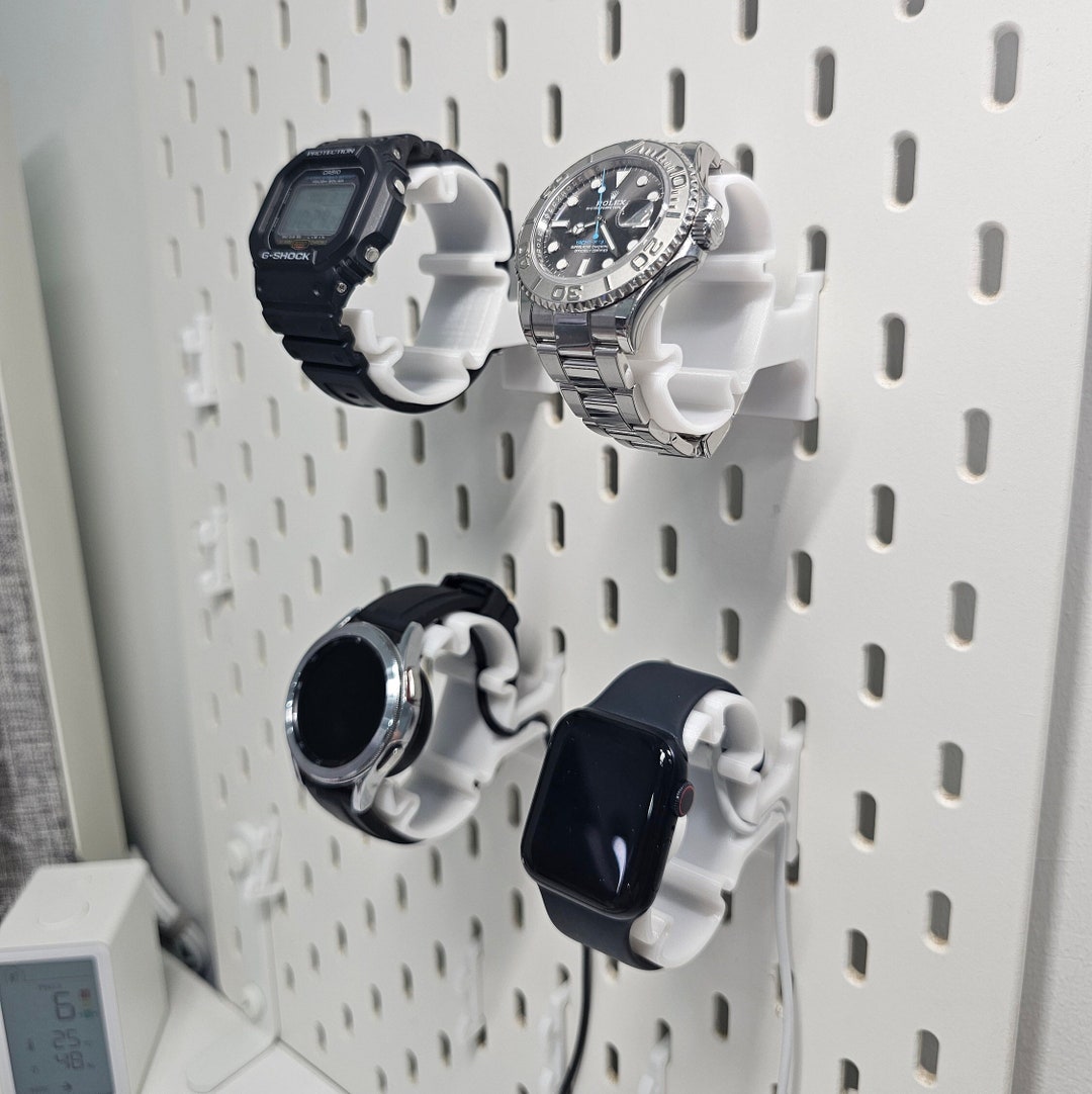 IKEA SKÅDIS Pegboard | Watch Holder | Watch & Smartwatch Charging ...