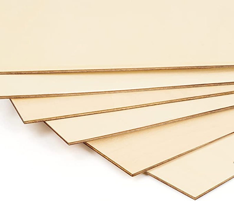PLYWOOD 300 X 300 6 Pieces 3mm Wood Panels Pyrography - Etsy