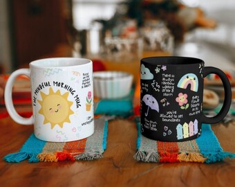 The Morning MINDSET Mug Mental Health, Mindset, Law of Attraction ...