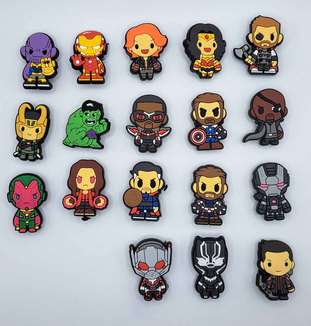 Avengers Croc Charms, Avengers, Ironman, Hulk, Captain America, Hawkeye ...