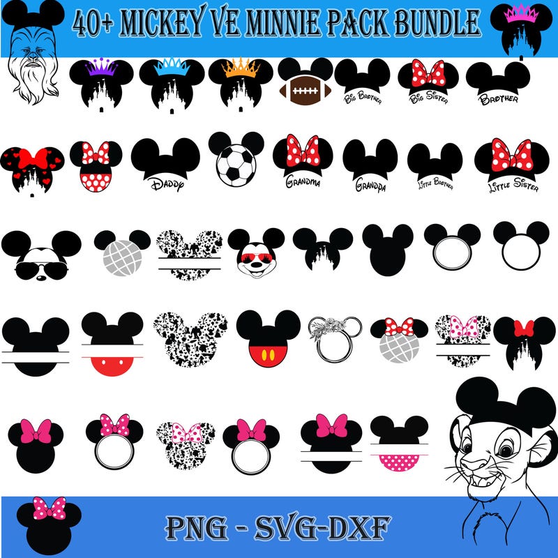Mickey Minnie Mouse - Etsy