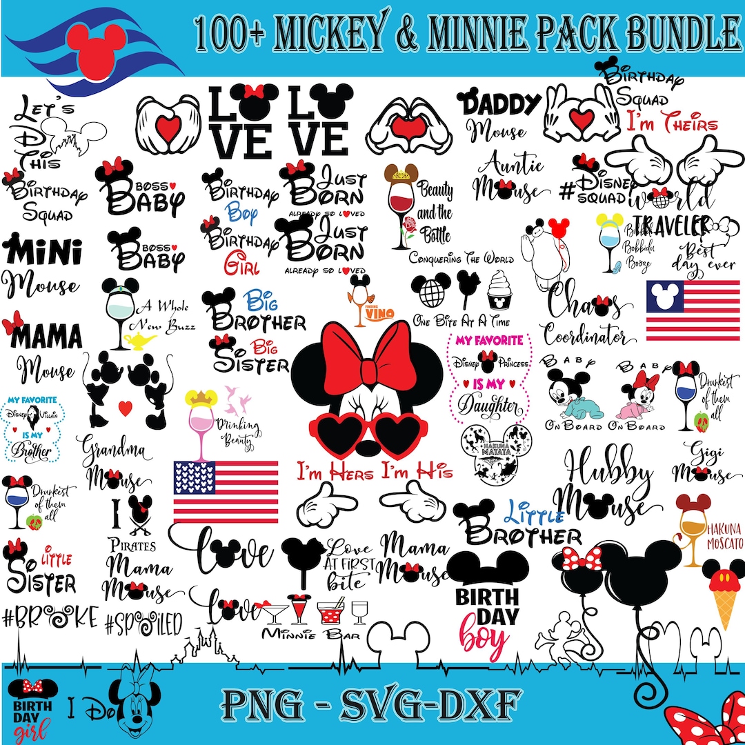 Mickey & Minnie Designs , Minnie and Mickey Mouse Figures , Disney ...