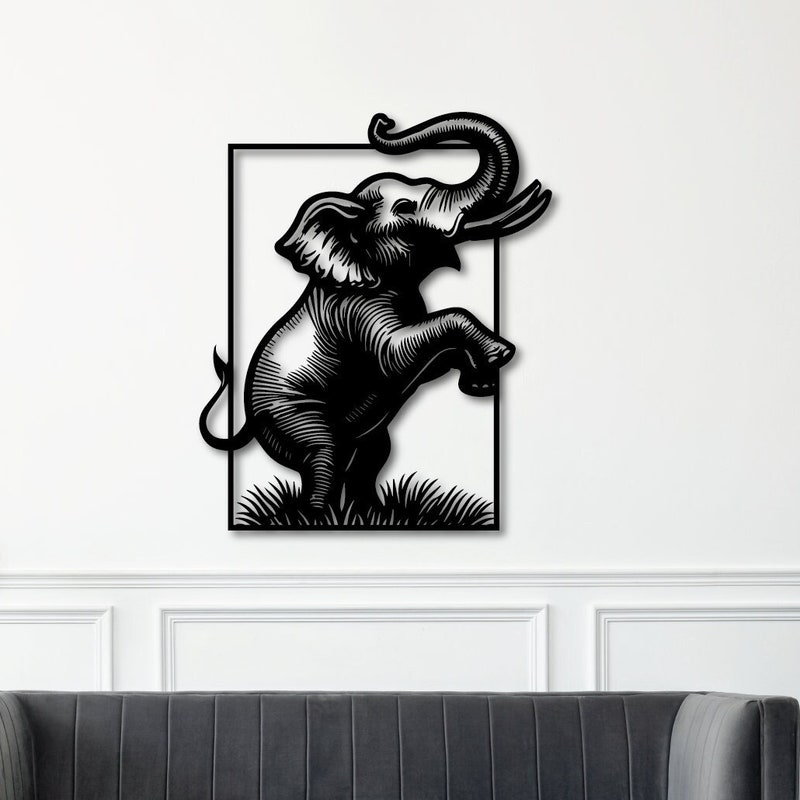 Elephant Wall Art - Etsy