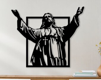 Jesus Wall Art Dxf, Svg, Pdf, Eps and Ai Files for Laser Cut, Cnc Cut ...