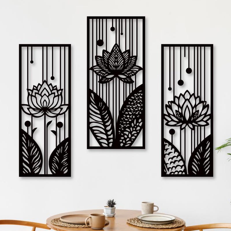Lotus Wall Panels - Etsy