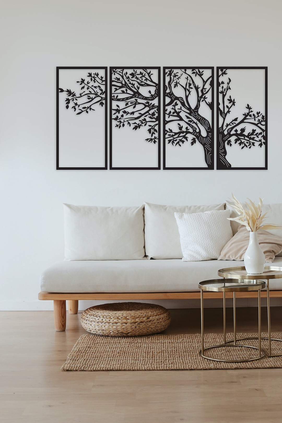 Tree Panel Wall Art Dxf, Svg, Eps,ai and Pdf Files for Laser Cutting ...