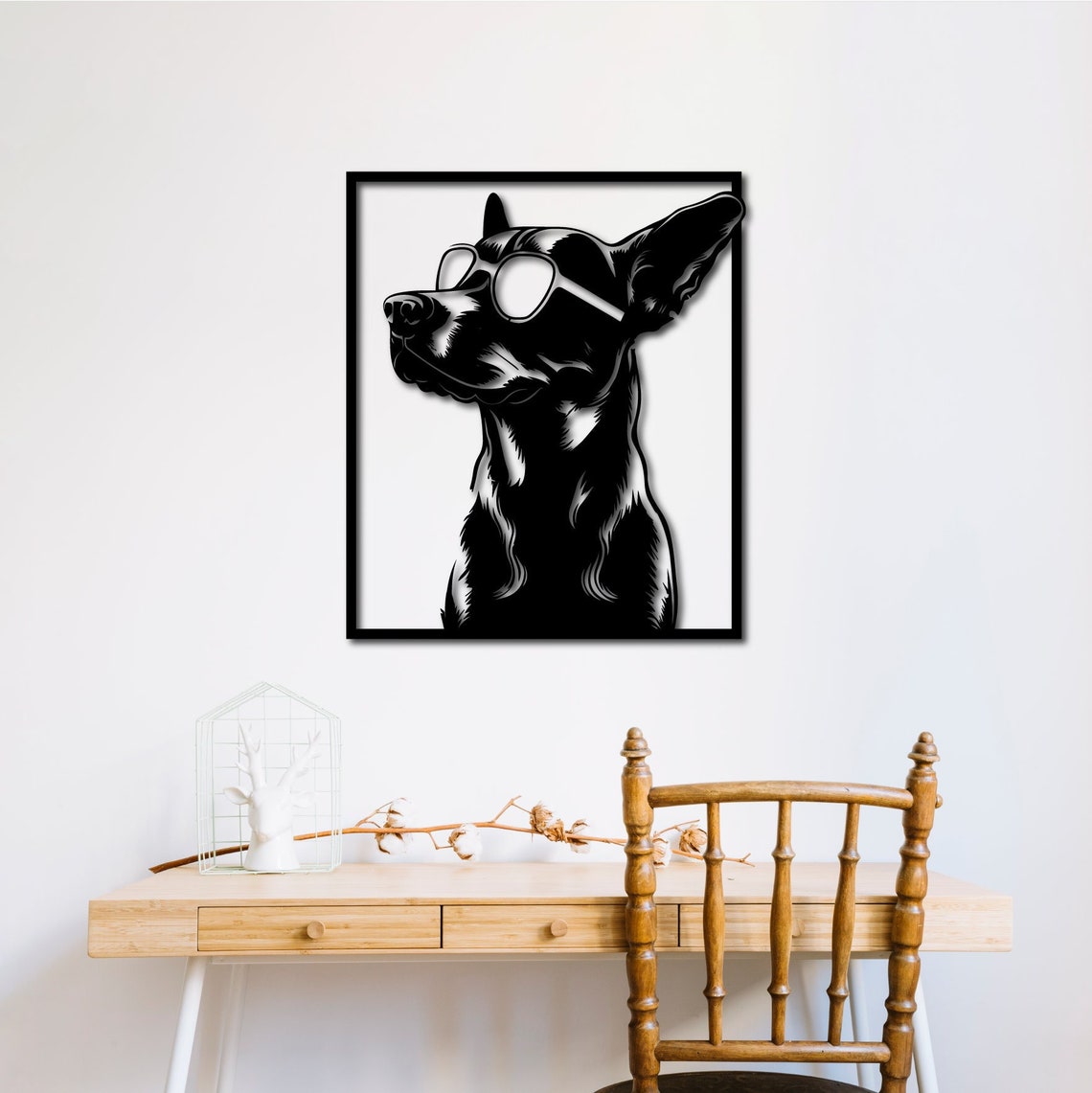 Dog Wall Art Dxf,svg,eps,ai and Pdf Files for Laser Cutting, CNC ...