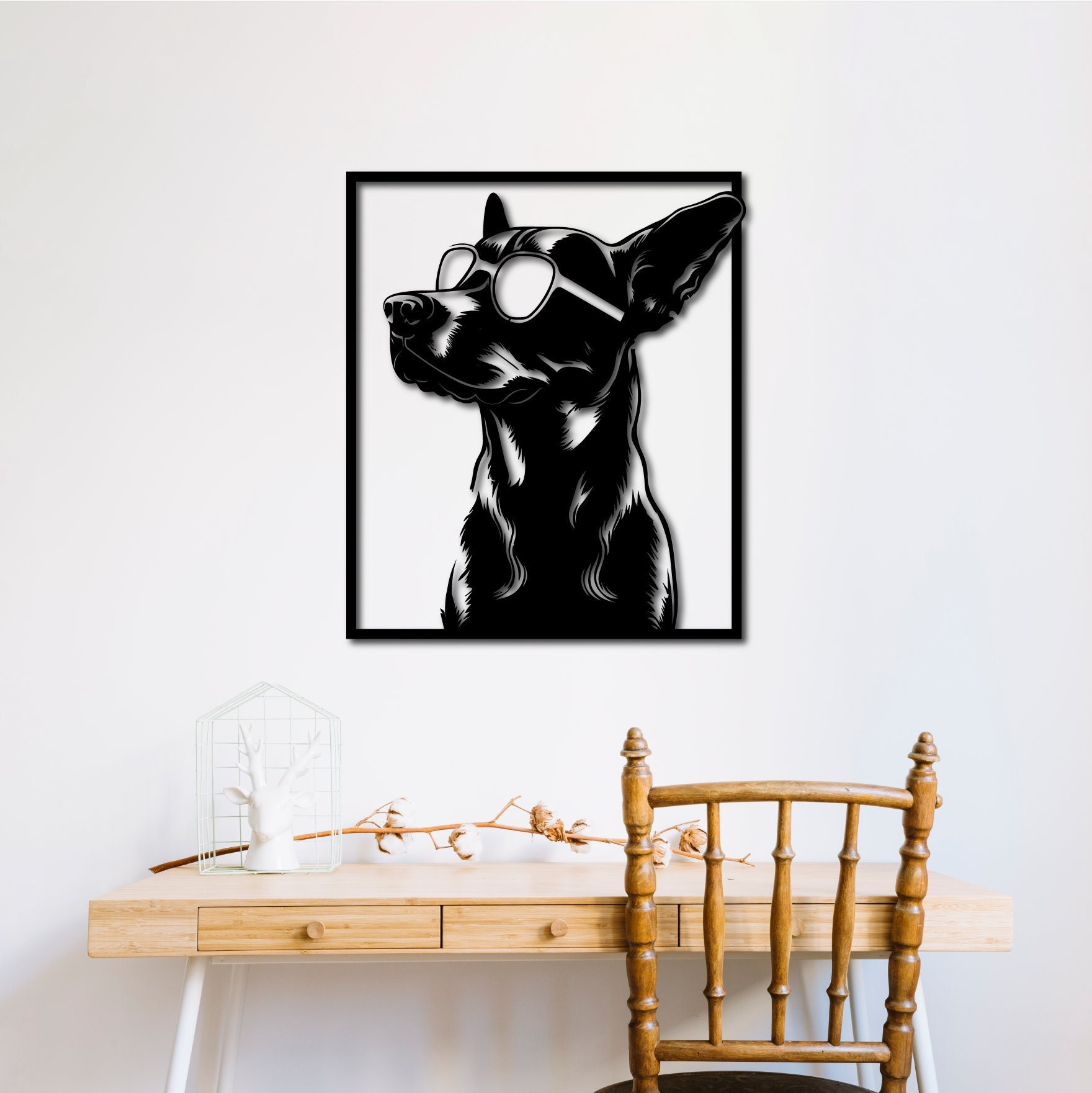 Dog Wall Art Dxf,svg,eps,ai and Pdf Files for Laser Cutting, CNC ...