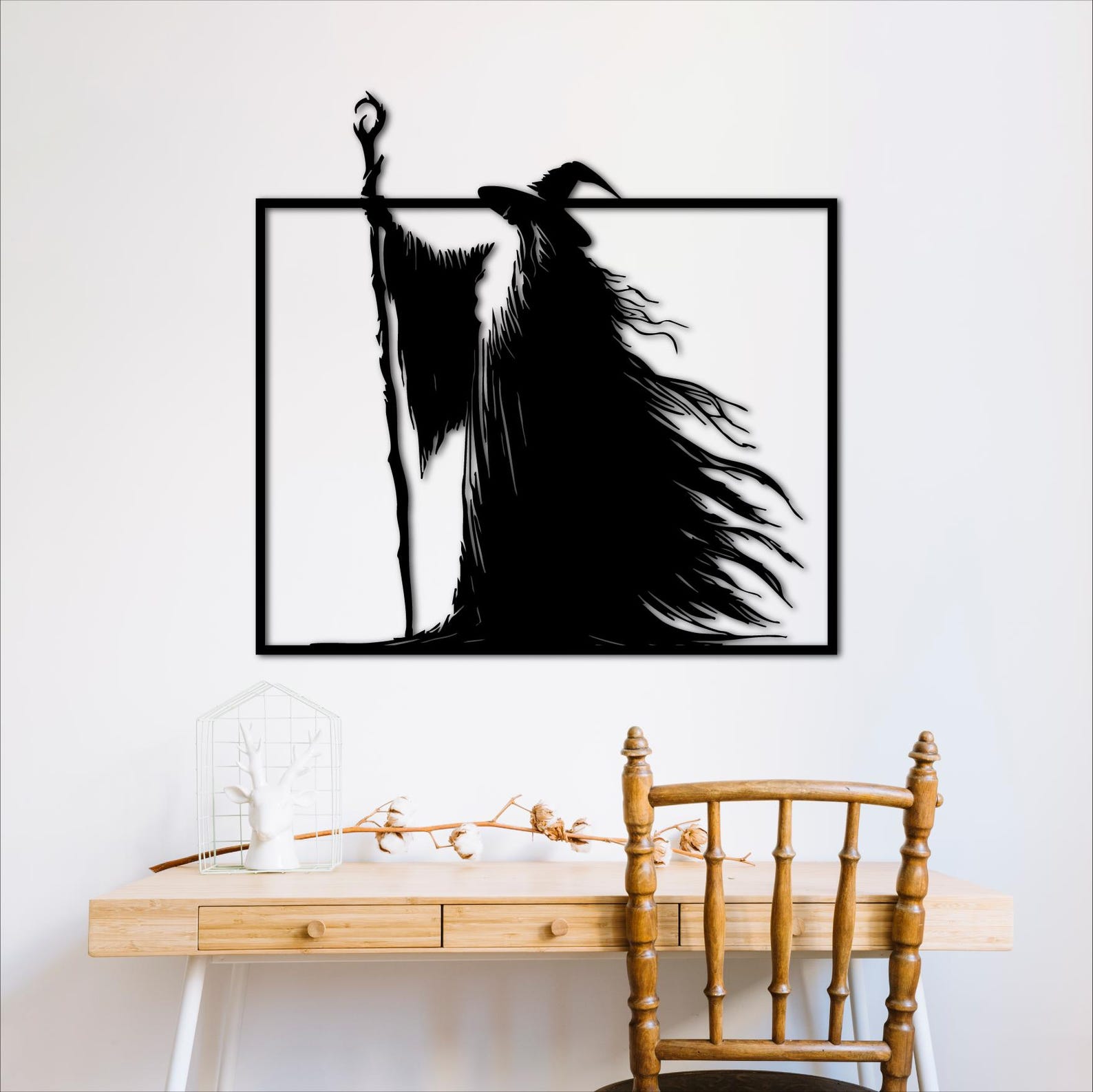 Wizard Laser Wall Art Dxf, Svg, Eps, Ai and Pdf Files for Laser Cutting ...