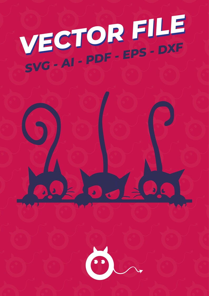 Cat Wall Art Svg,dxf, EPS,AI and PDF Files.cnc Cut File,wall Art Dxf ...