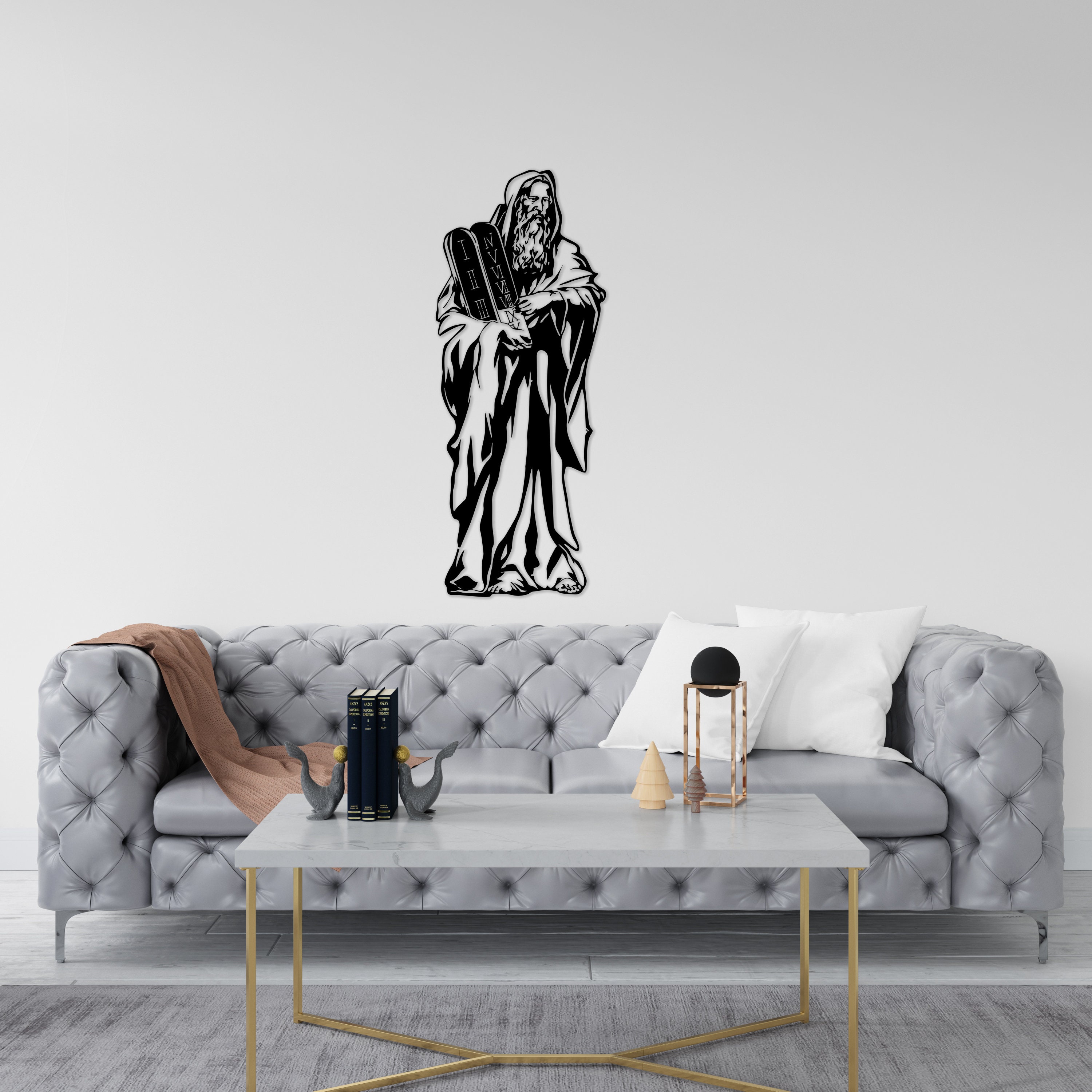 Prophet Moses Wall Art Dxf Svg Eps AI and PDF Files for - Etsy