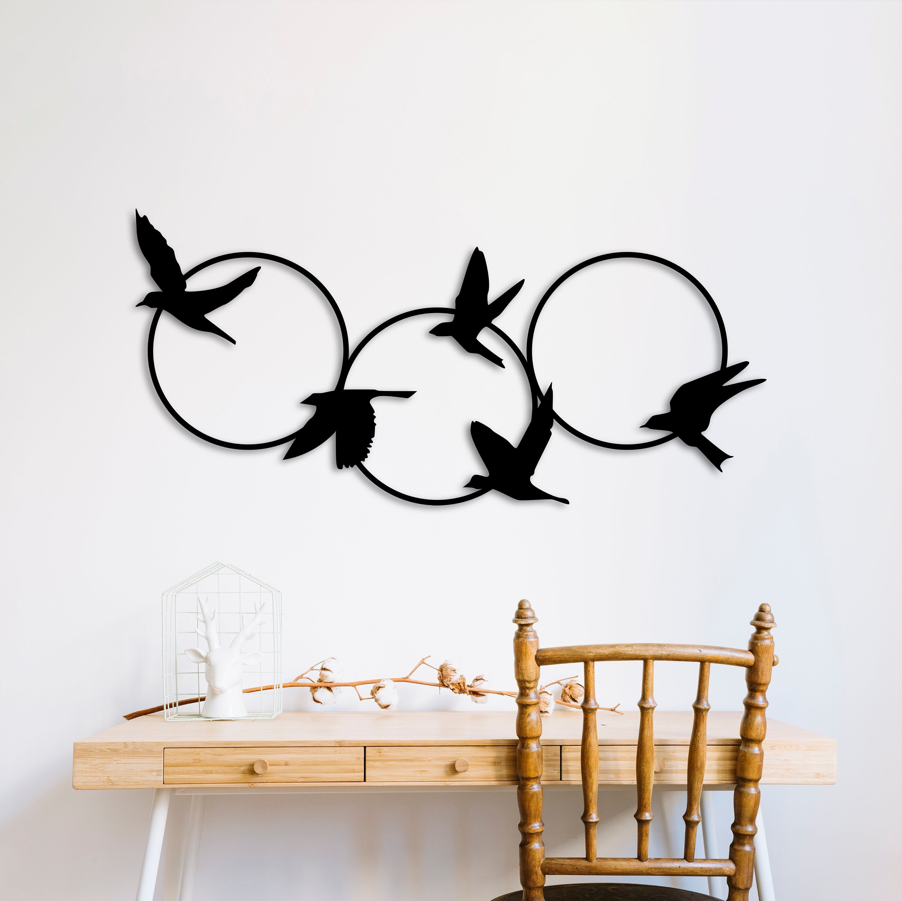 Flying Birds Wall Art Dxf, Svg,eps,ai and Pdf Files for Laser Cutting ...
