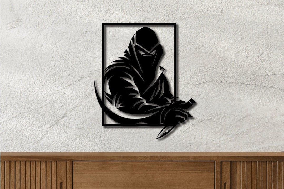 Assassin Wall Art Dxf,svg,eps,ai and Pdf Files for Laser Cutting, CNC ...