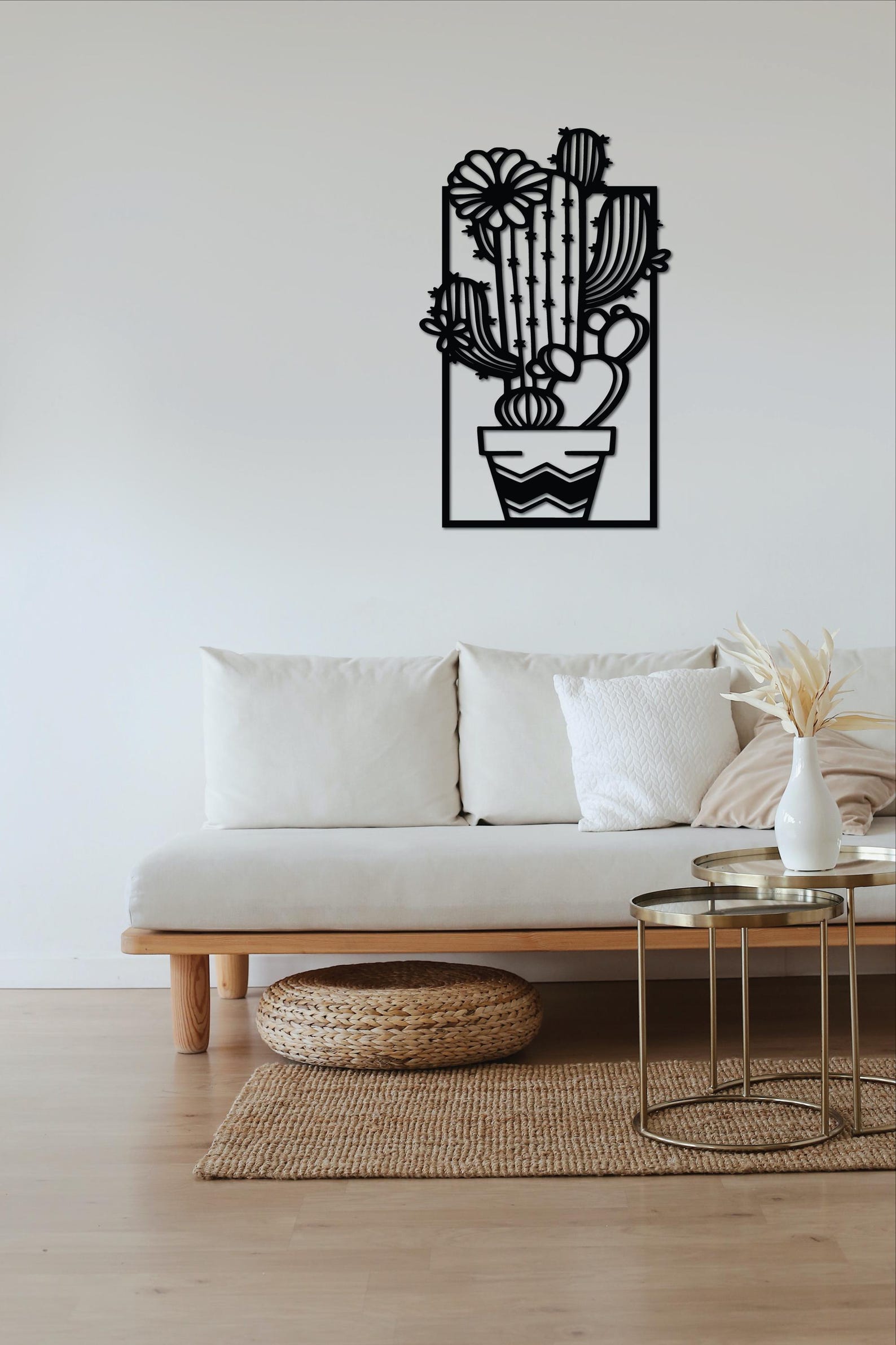 Cactus Wall Art Dxf, Svg, Eps, Ai and Pdf Files for Laser, Cnc, Plasma ...